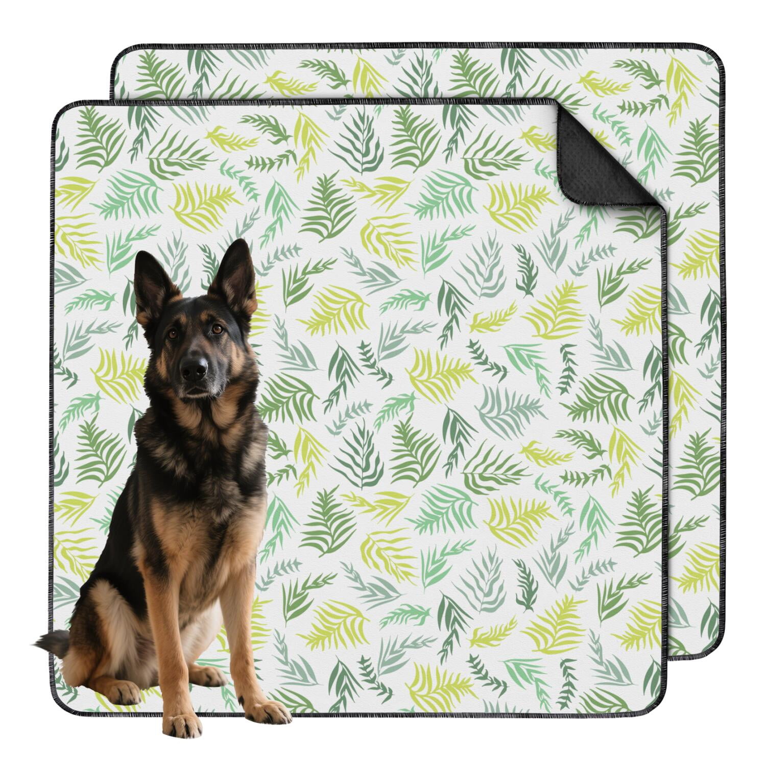 48x48 Inch Washable Puppy Potty Pad 2-Pack, Super Absorbent Reusable ...