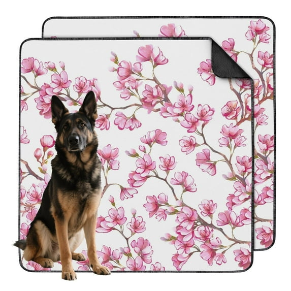 48x48 Inch Washable Puppy Potty Pads 2-Pack, Super Absorbent Reusable ...