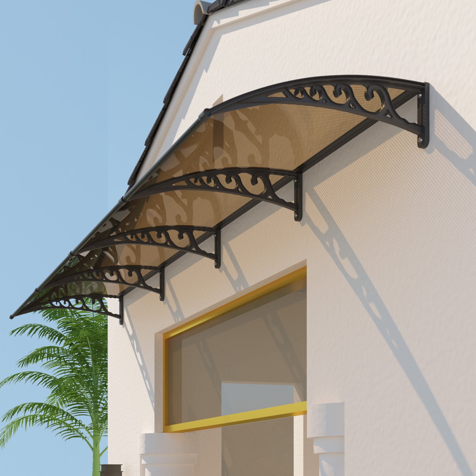 “48x60-120'' Window & Door Awning Exterior, UV/Rain/Snow Protection ...