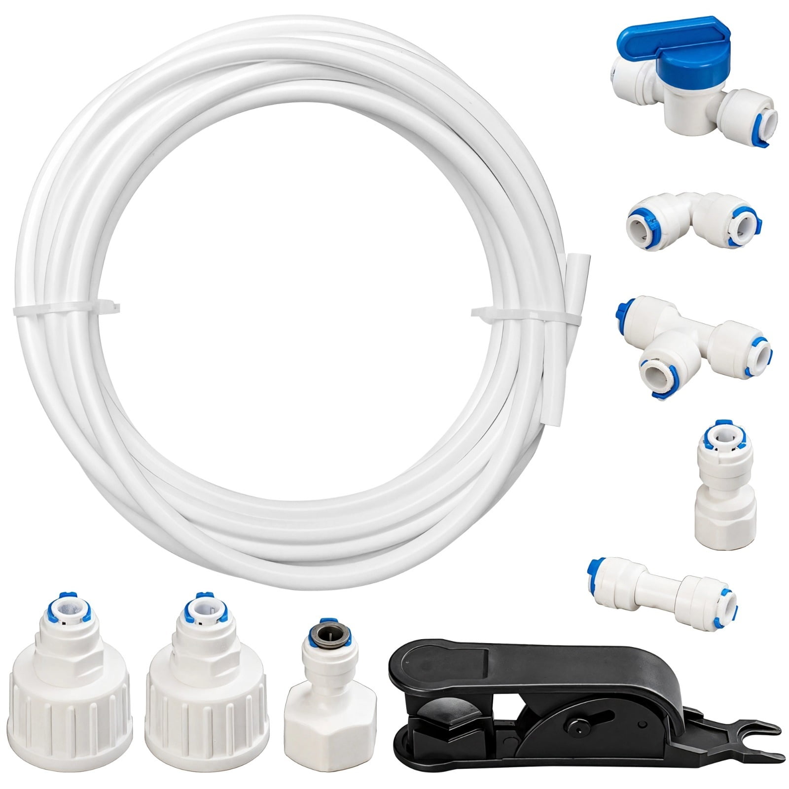 49.2 Ft Water Supply Pipe Tube Set, Refrigerator Water Line Kit with ...