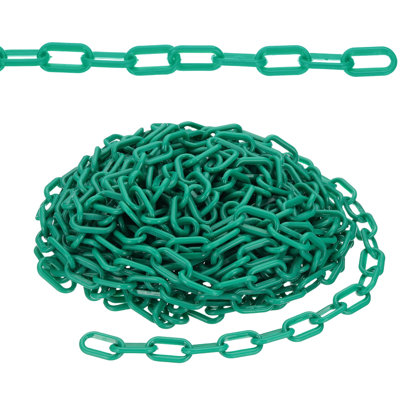 49.2ft Plastic Barrier Chain, Safety Barrier Chain Plastic Chain Links ...