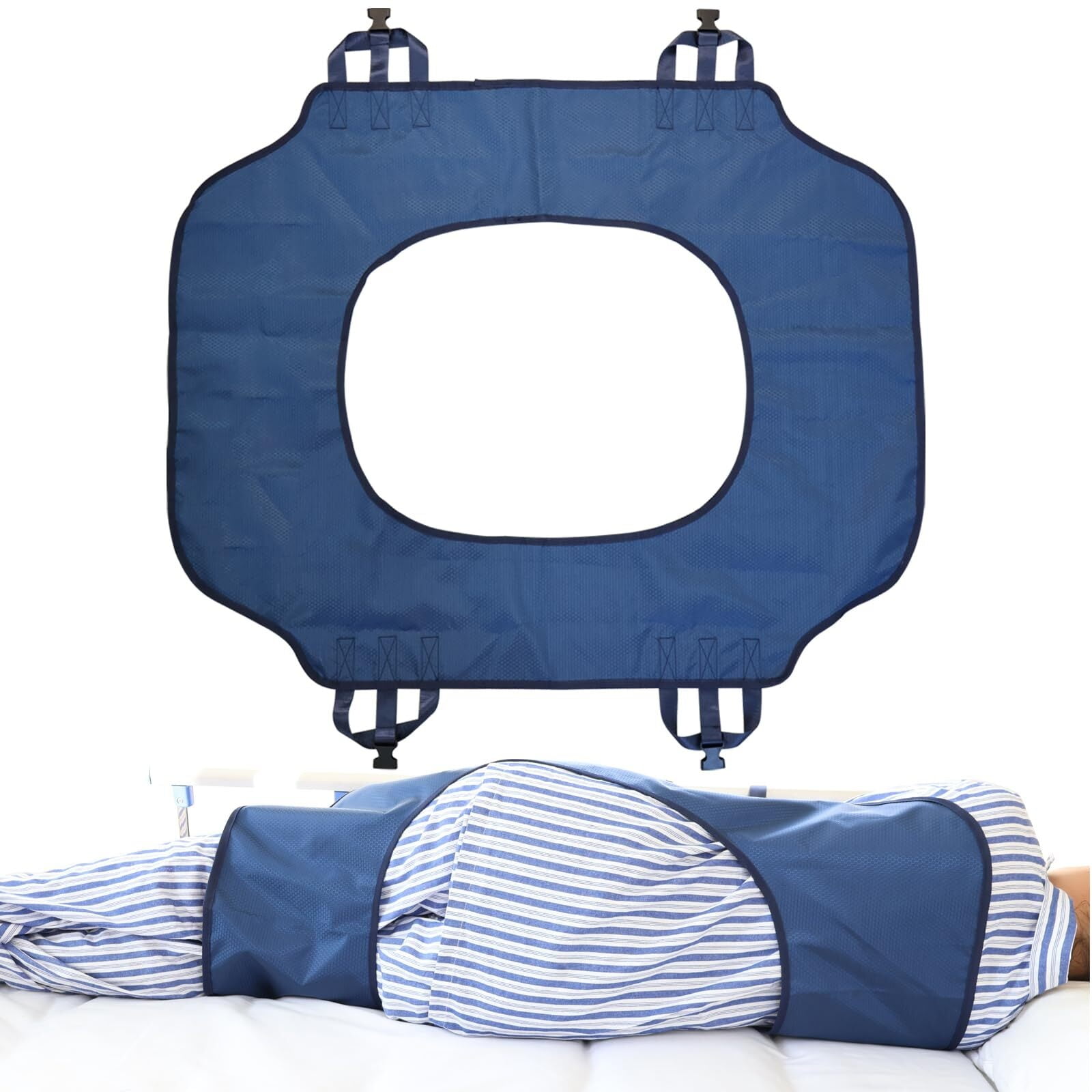 49 * 30 in Positioning Bed Pad, Elderly Transfer Sheet, Reusable ...