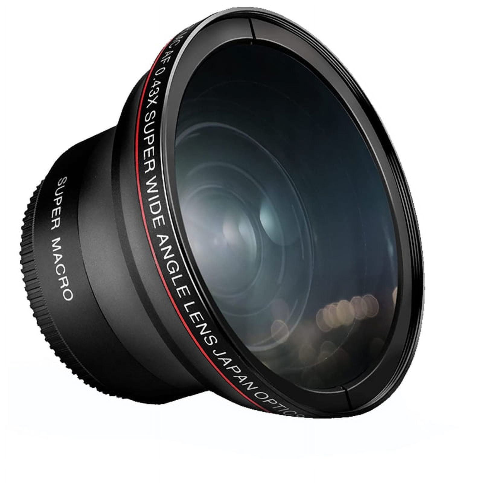 49/52/55/58mm 0.43X Super Wide Angle Lens with Macro Portion Optical ...