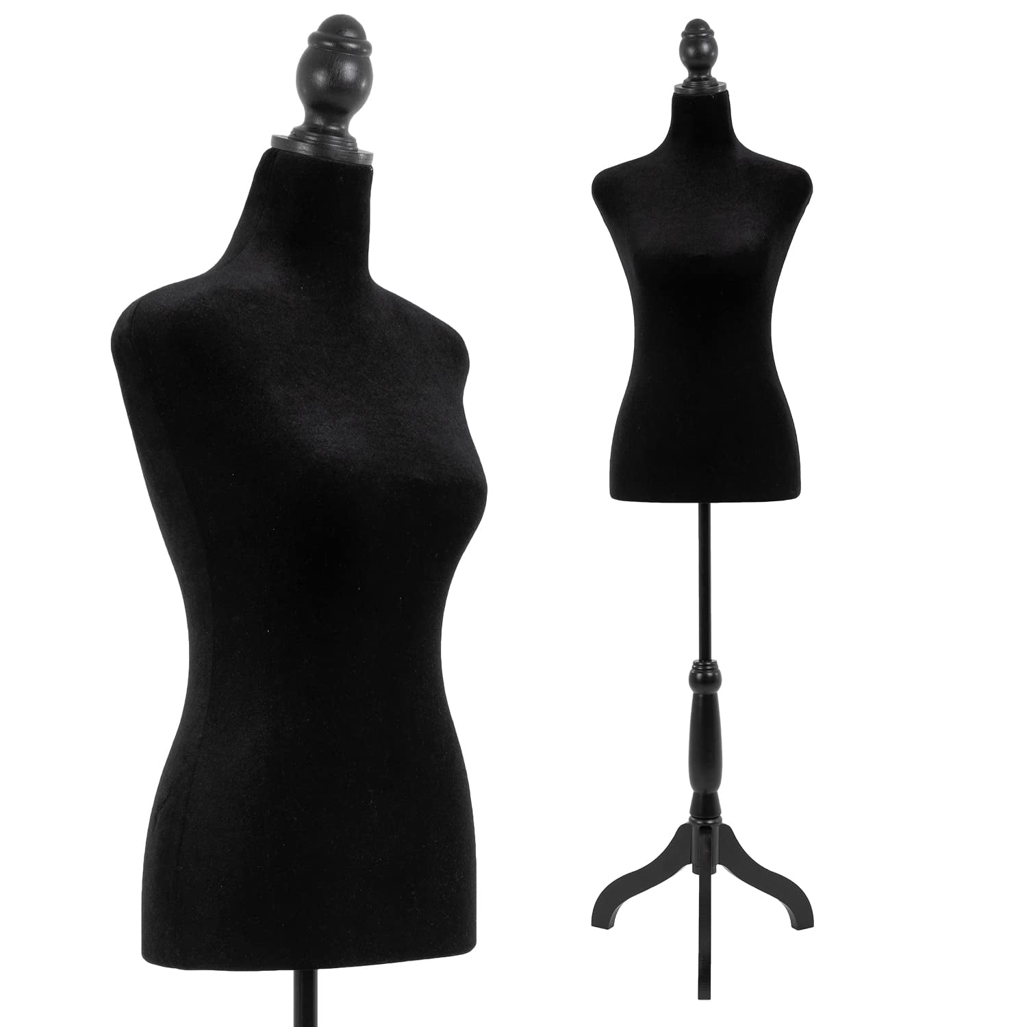 49"-63" Height Dress Form Mannequin Adjustable Female Mannequin Torso ...