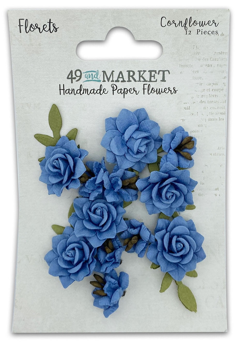 49 And Market Florets Paper Flowers-Cornflower - Walmart.com