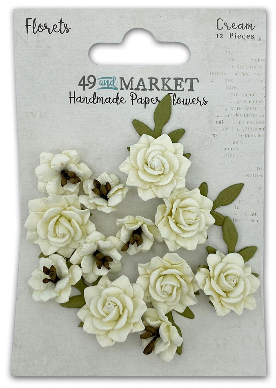 49 And Market Florets Paper Flowers-Cream - Walmart.com