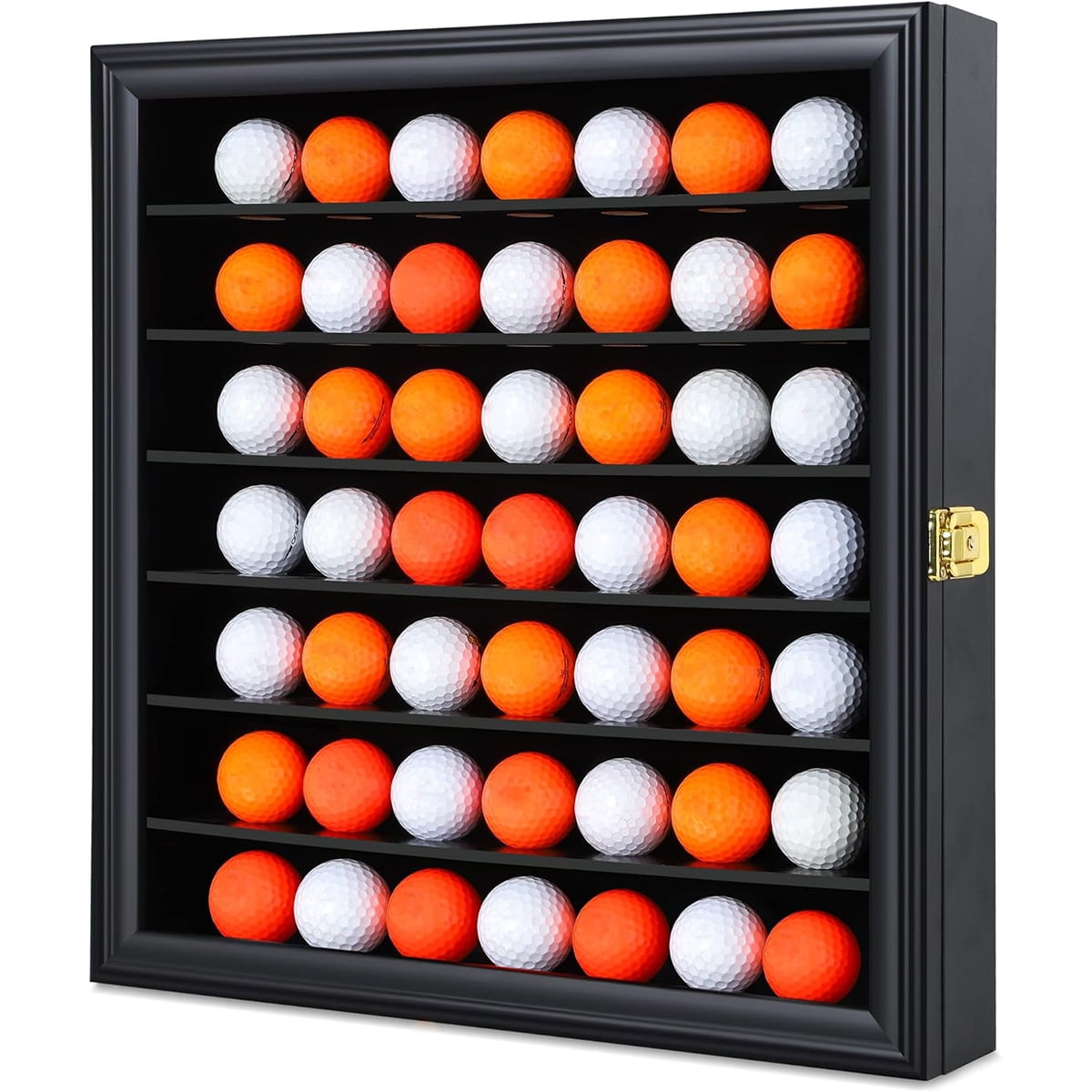49 Golf Ball Display Case Cabinet Wall-Golf Ball Display Rack ,Golf ...