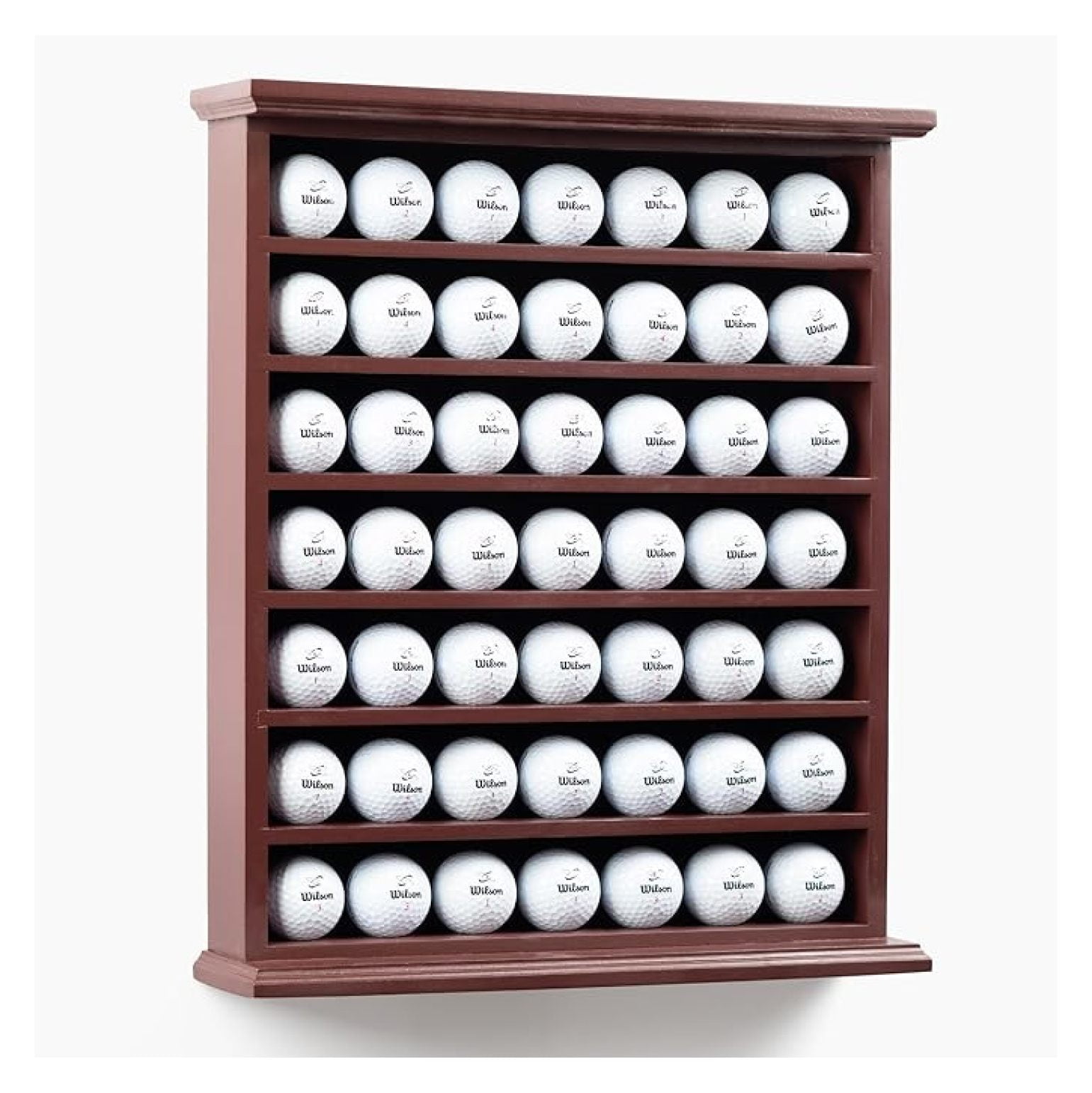 - 49 Golf Ball Display Case Cabinet Wall Rack Holder - No Door - Color ...