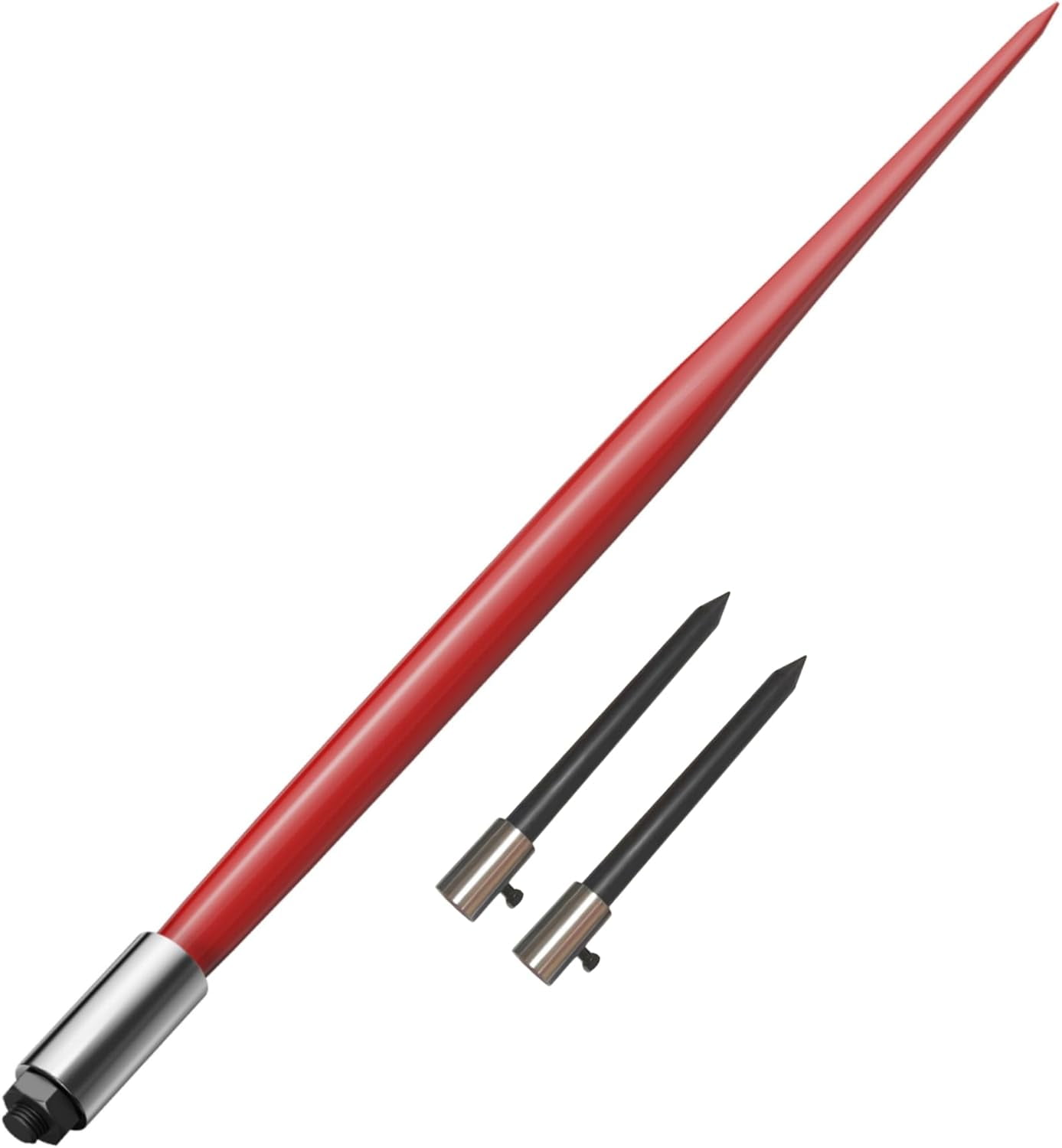 49" Hay Spear Bale Spear, Hay Bale Spear Bucket Attachment, Quick ...