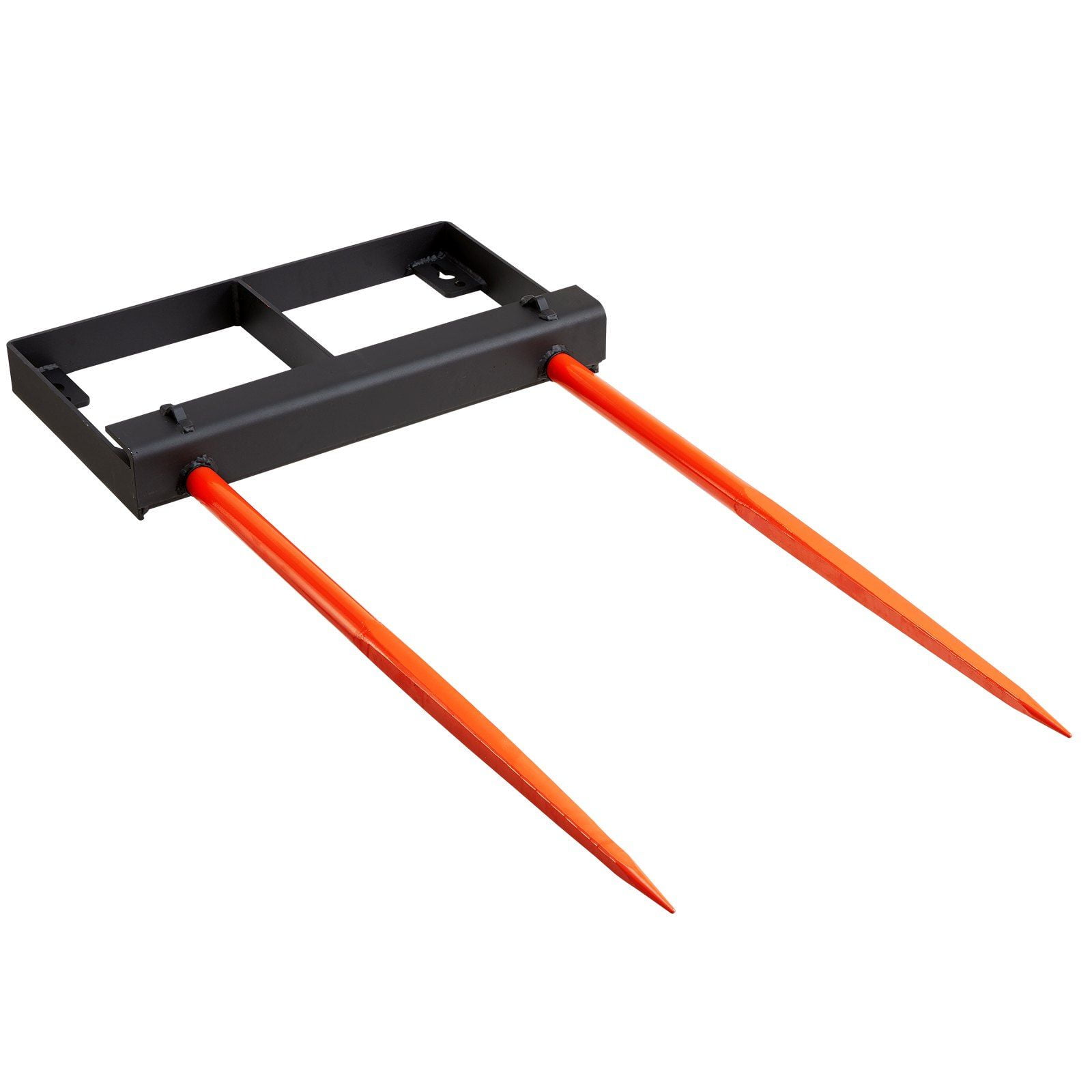 49" Hay Spear, Bale Spears 3000lbs Loading Capacity, Skid Steer Loader ...