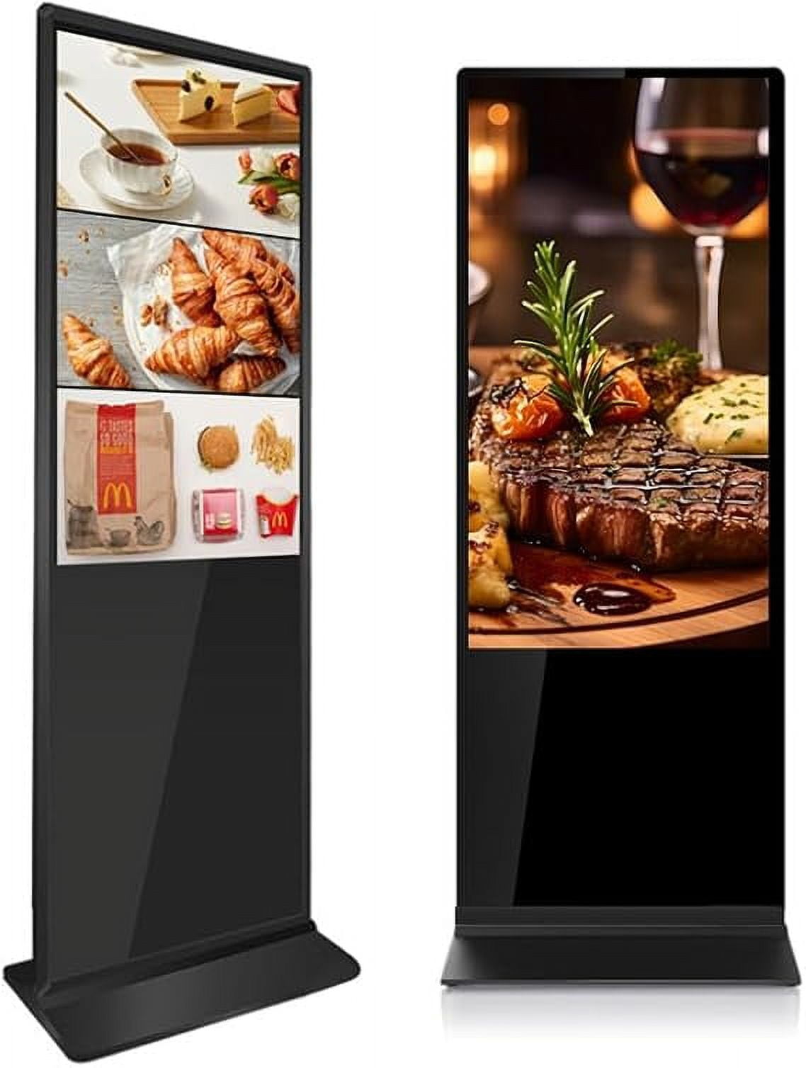 49 Inch Indoor Digital Signage Advertising Display Floor Standing Kiosk ...