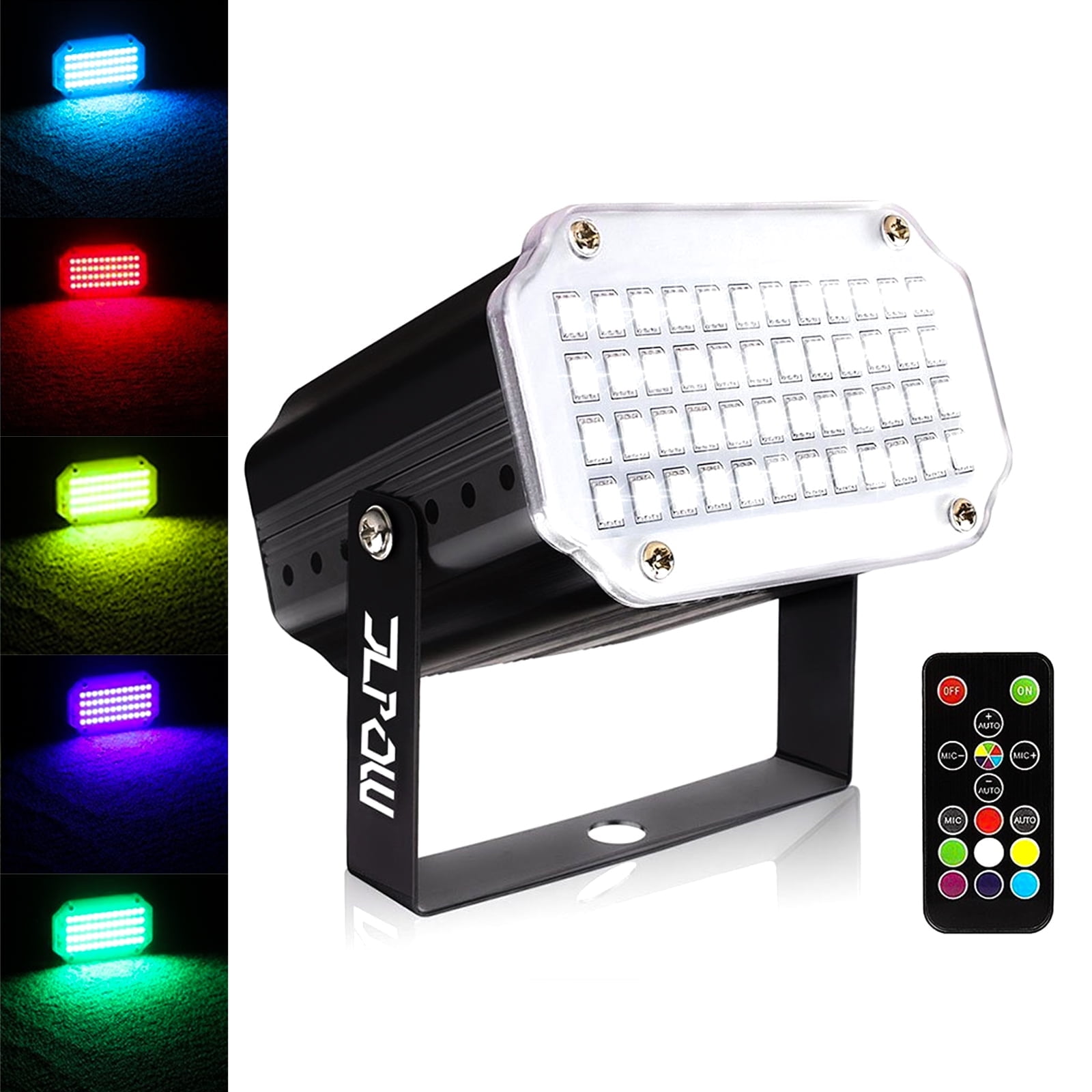 49 LED Stage Lights RGB DJ LED Par Light,Floor Sound Activated and RF ...