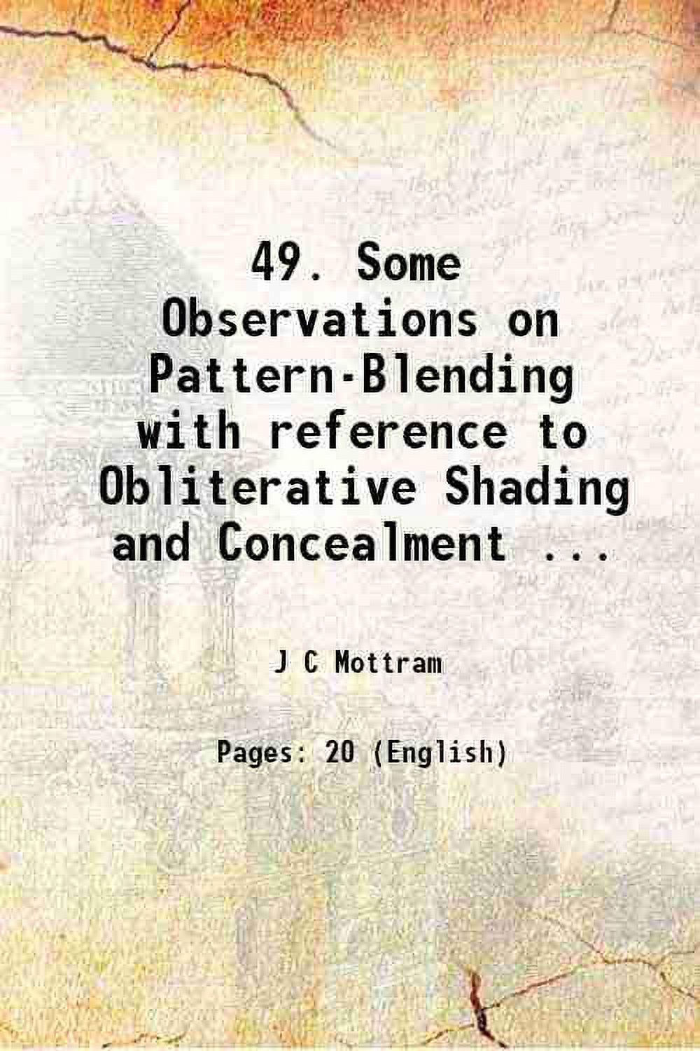49. Some Observations on Pattern-Blending with reference to ...
