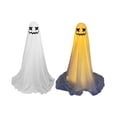 49 in. Halloween Creepy Ghost Stands — Bold Shapes with Eerie Glows ...