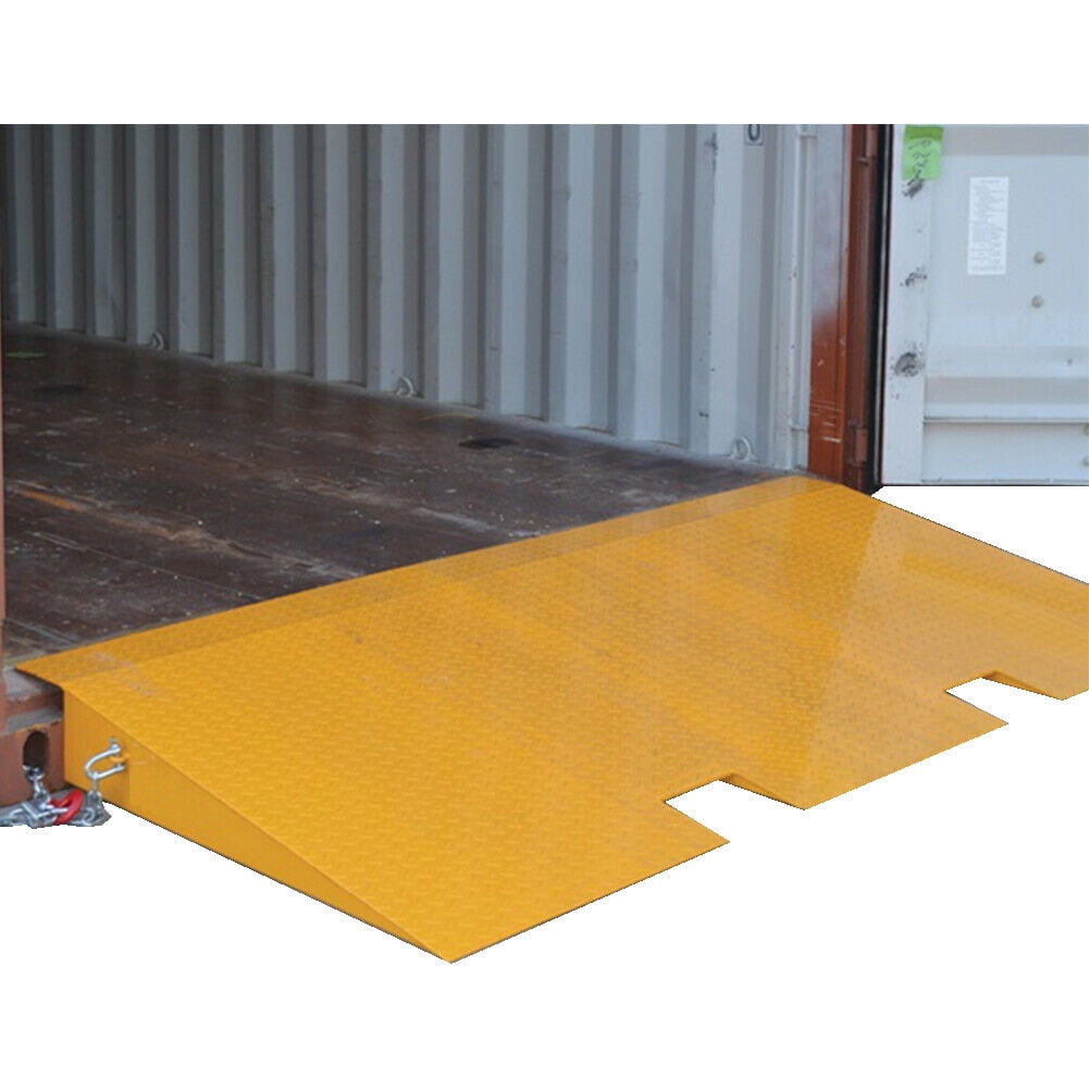"HD Steel Loading Ramp, 49"" x 86"" for Metal Drive Shipping Container ...