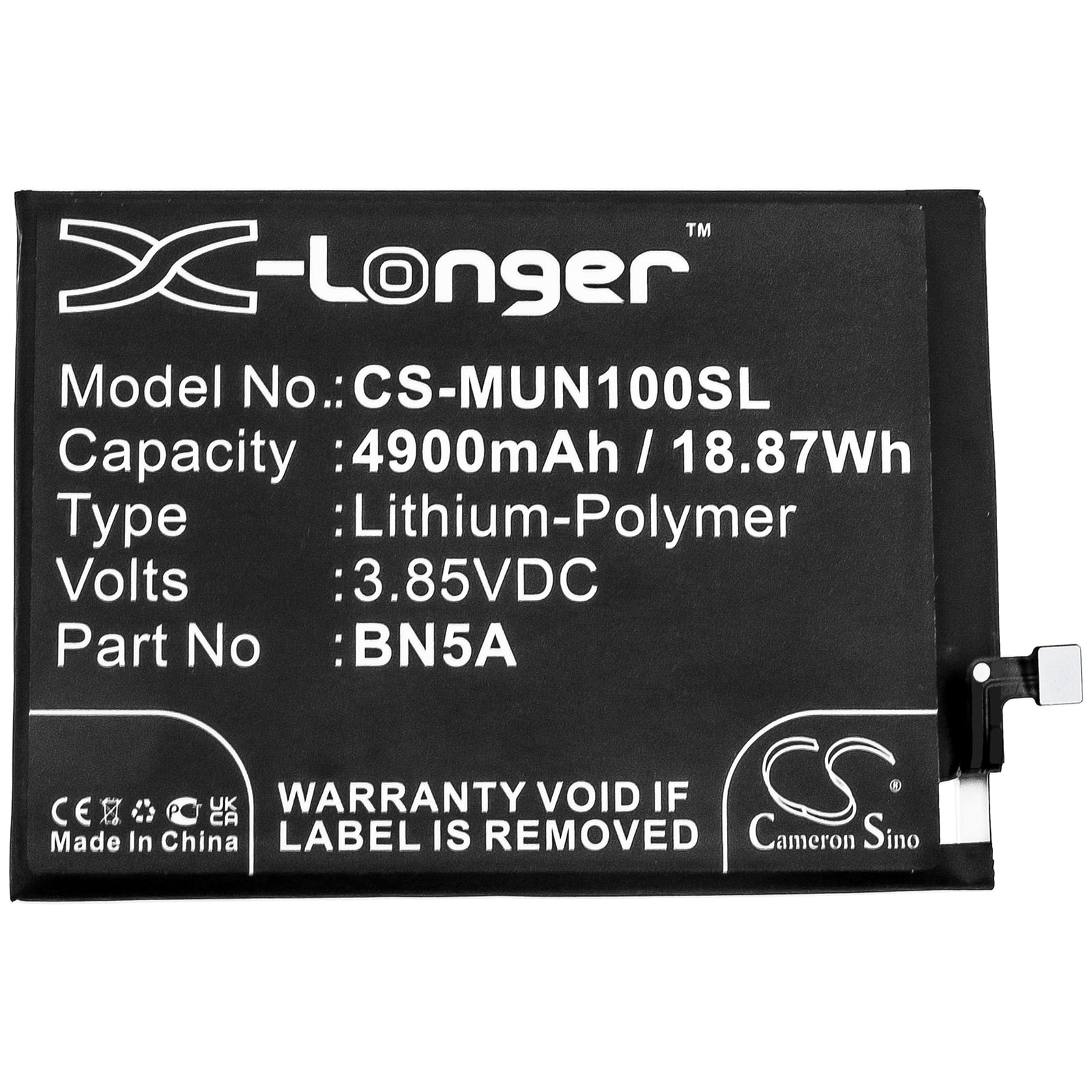 4900mAh BN5A Battery for Redmi Note 10 Note 10 5G M2103K19G - Walmart.com