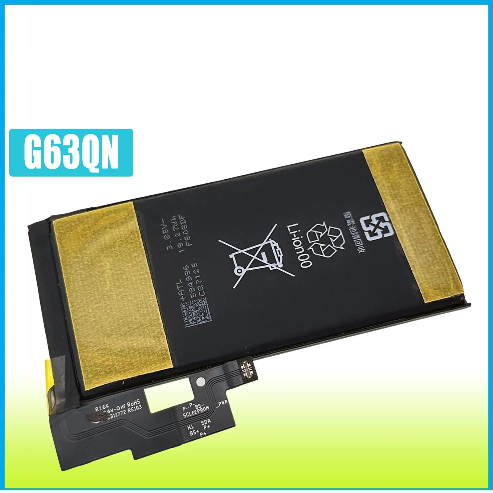 4905mAh Capacity Battery Replacement G8V0U For Google Pixel 6 Pro ...