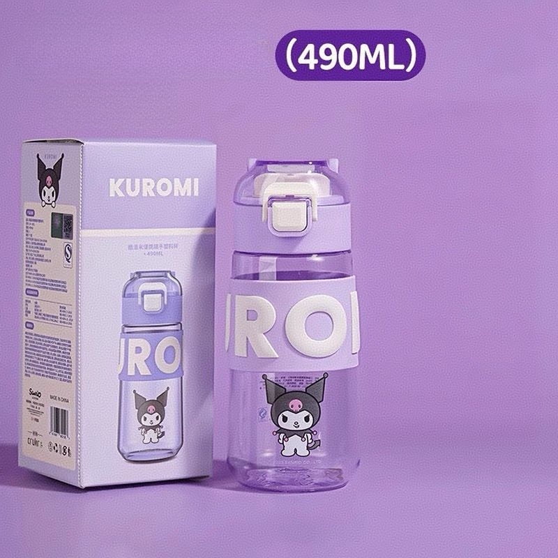 490ML/620ML Kuromi Melody KT Cinnamoroll water cup water bottle with high appearance level ...