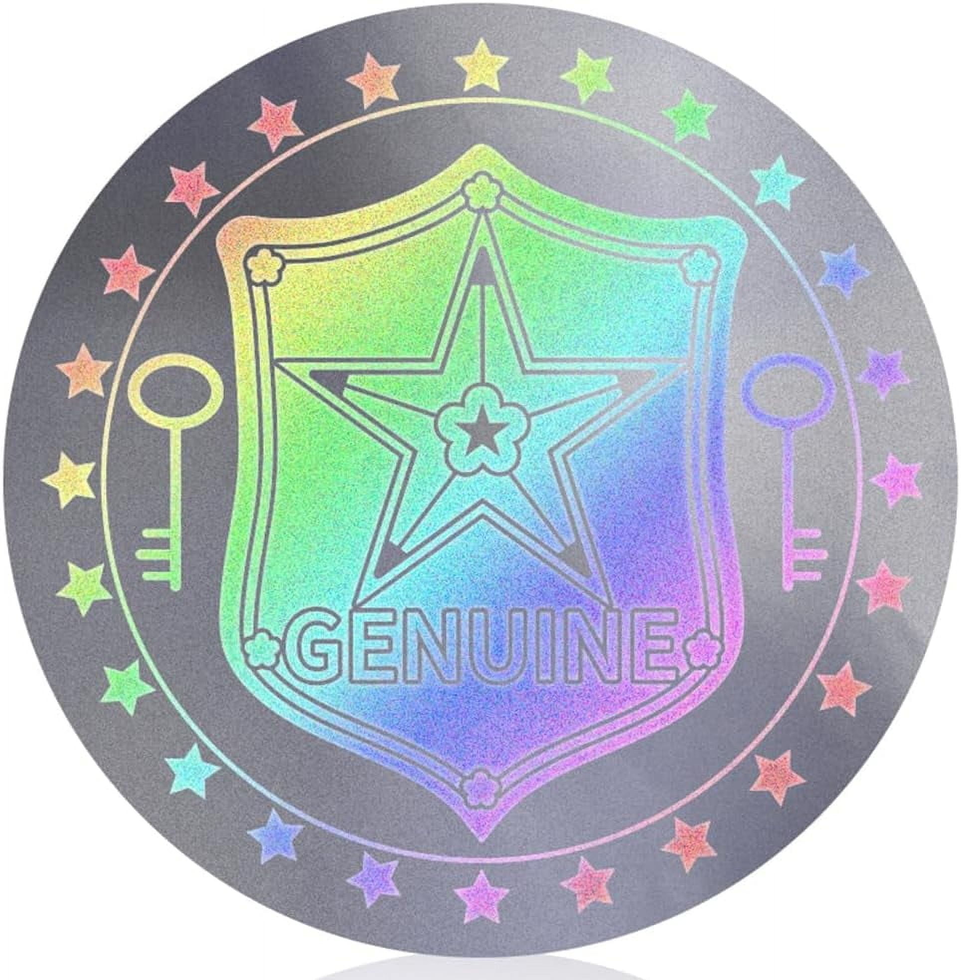 490pcs Tamper Evident Labels Genuine Holographic Security Seal Sticker ...