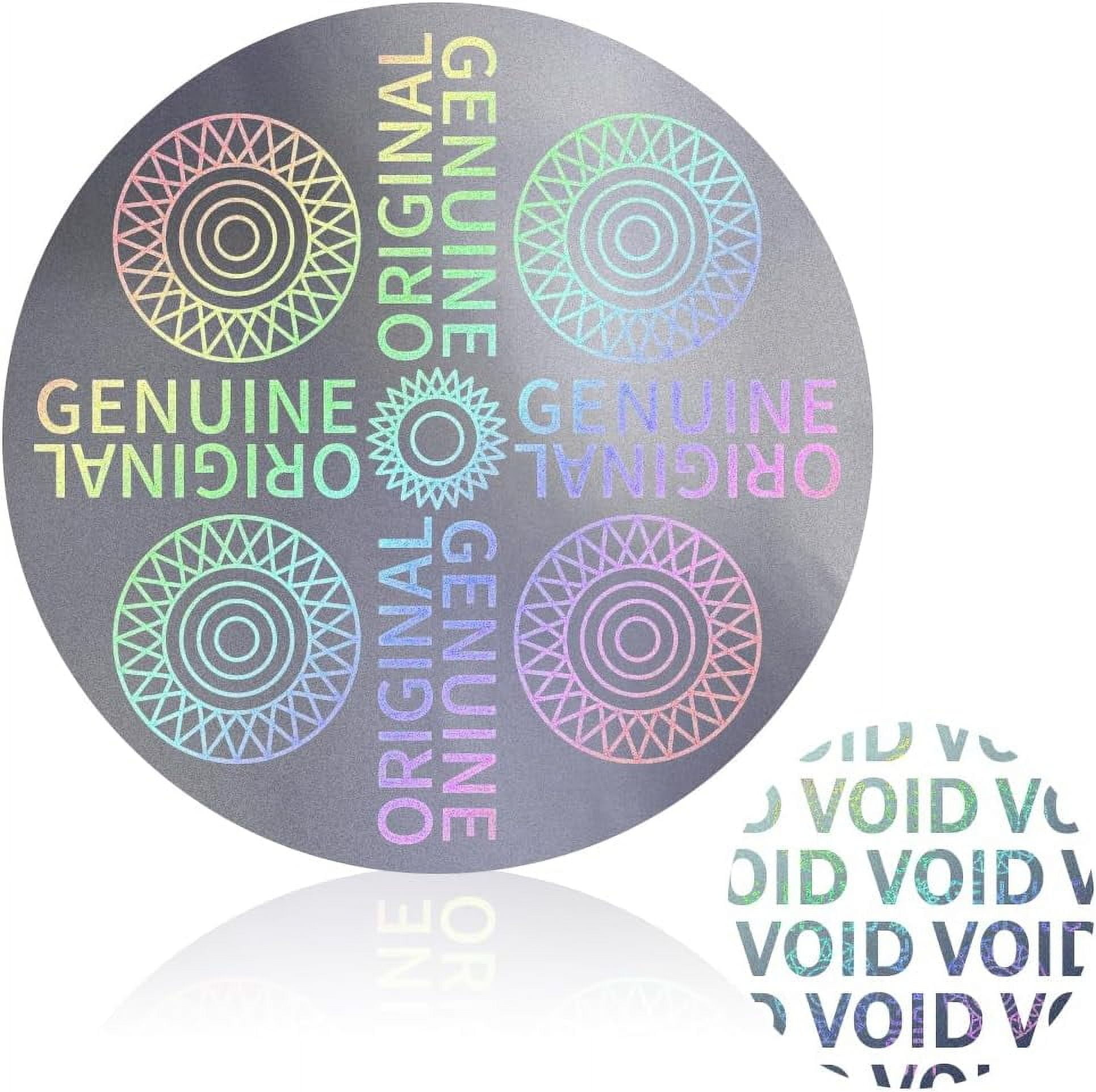 490pcs Tamper Evident Labels Genuine Original Holographic Security Seal ...