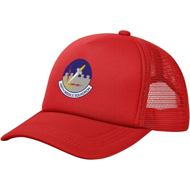 490th Missile Squadron Mesh Hat Baseball Cap for Men Women Adjustable ...