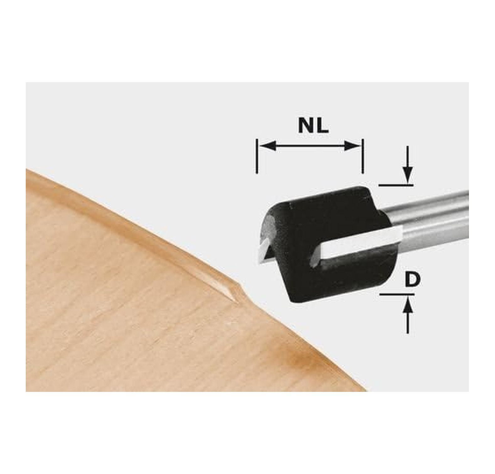 491666 Cutter Edge Trimming Wheel HW D19/16 - Festoon Router Bit for ...