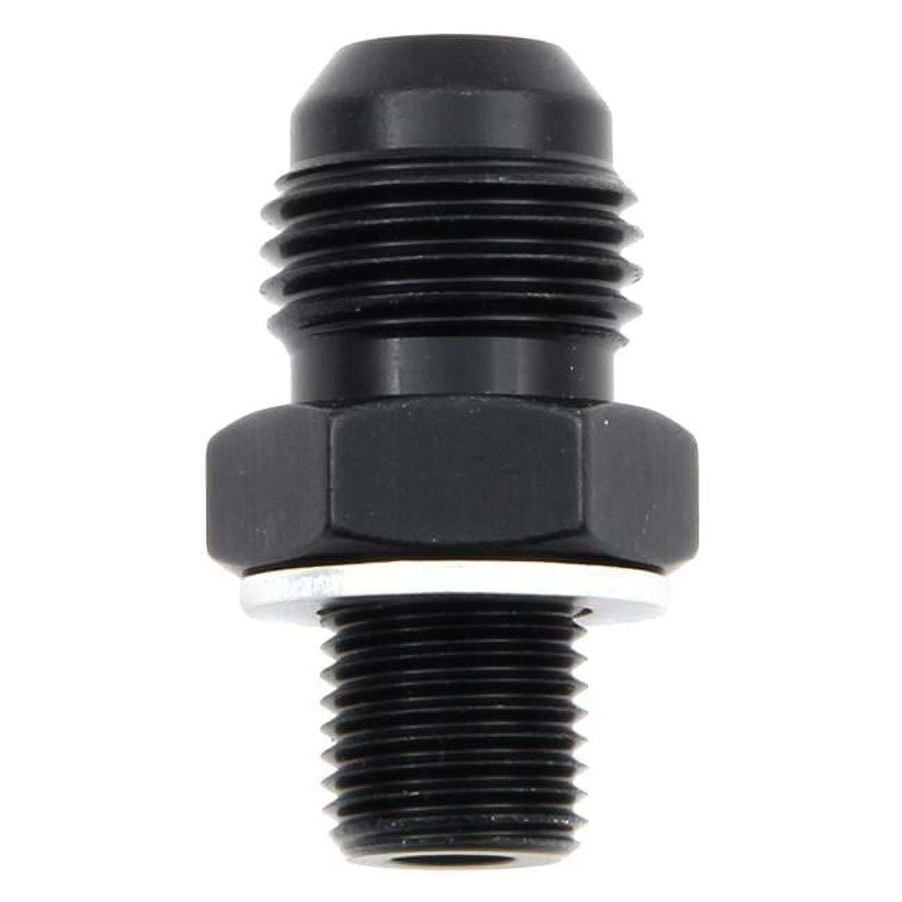 491961-BL -6 AN x 10 mm x 1 in. Weber Male Adapter Fitting - Black ...