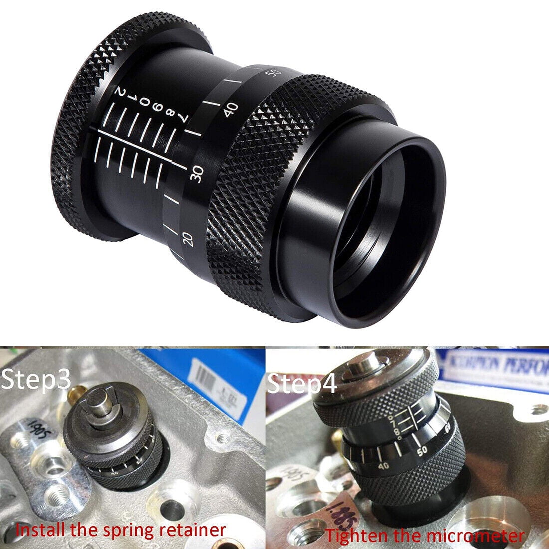 4929 Valve Spring Height Micrometer For V8 Engines 1.600"- 2.200 ...