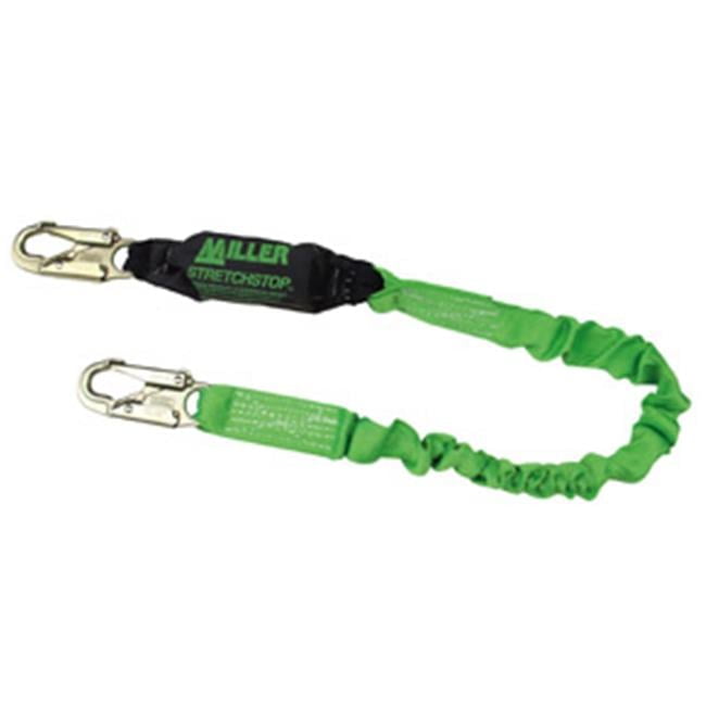 493-913SS-Z7-6FTGN Stretchable Web Lanyard With 2 Locking Snap Hook - 6 ...