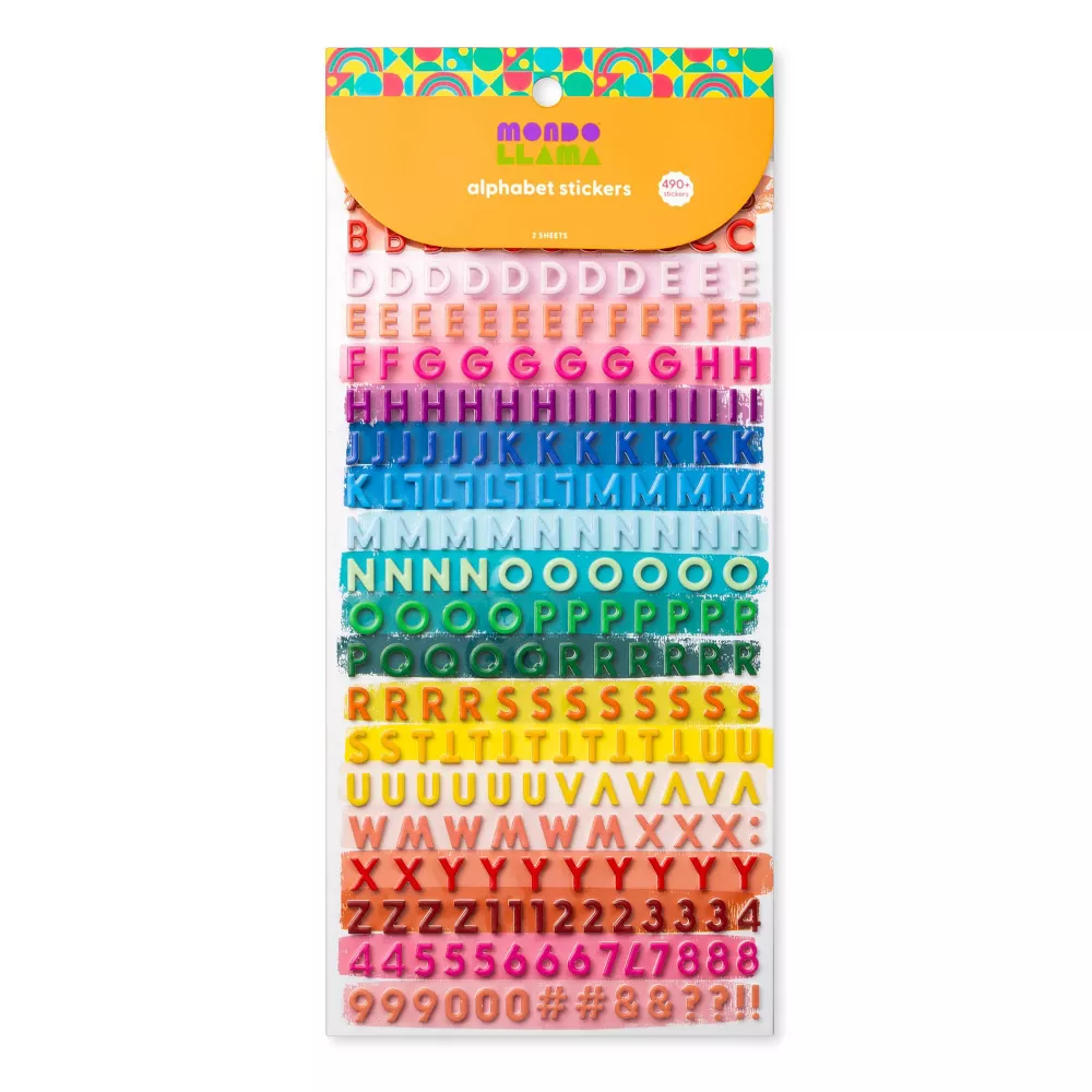 494ct Mini Alphabet Foam Stickers Small Letter & Number Scrapbook ...