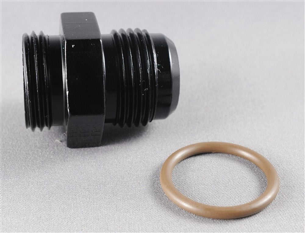 Fragola -10AN x 1-1/16-12 (12) Radius Fitting in Oin -Ring - Chrome ...