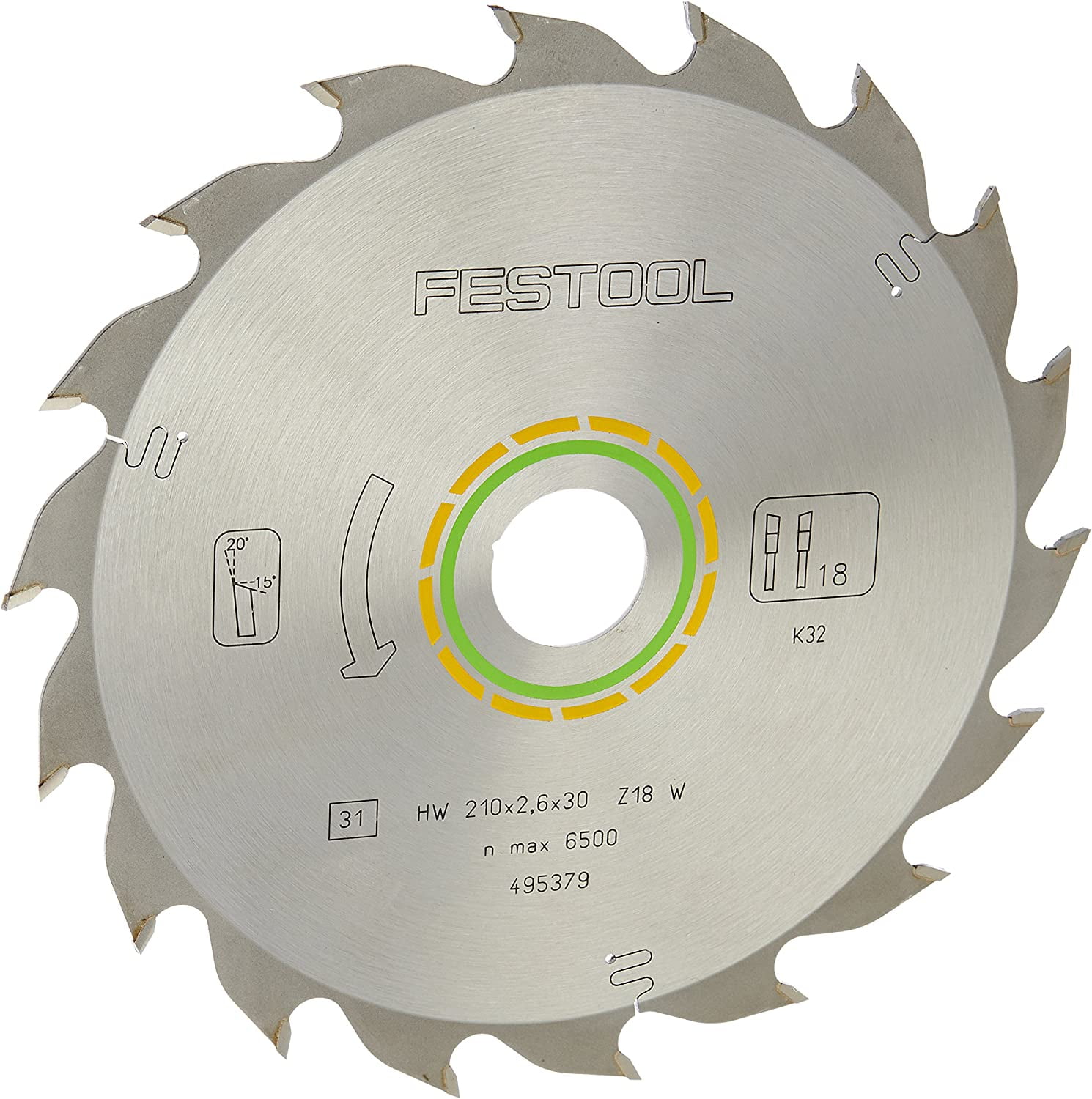 495379 Standard Ripping Blade for 75 Plunge Cut Saw - 18 Tooth ...