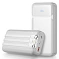 49800mAh Portable Charger, 22.5W Fast Charging Power Bank Built in ...