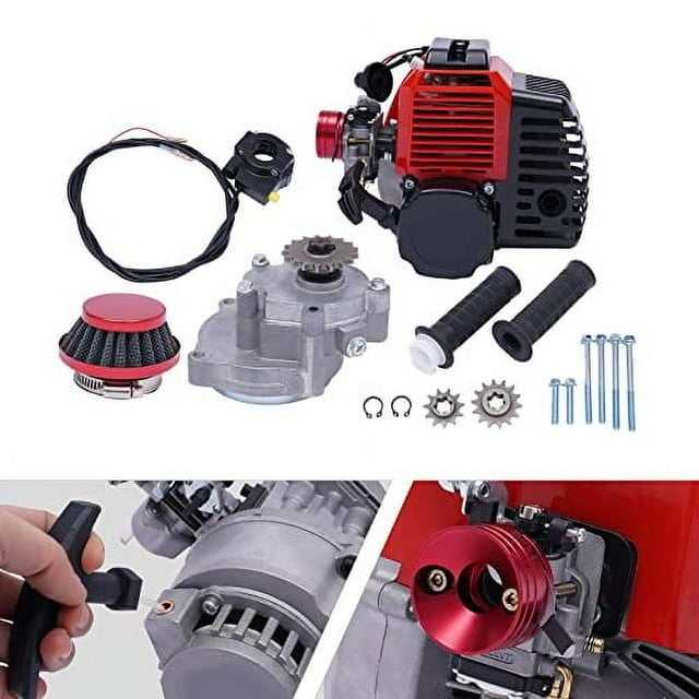 49CC 2 Stroke Engine, 1.9kw/3HP Gas Powered Engine Motor Kits Single ...