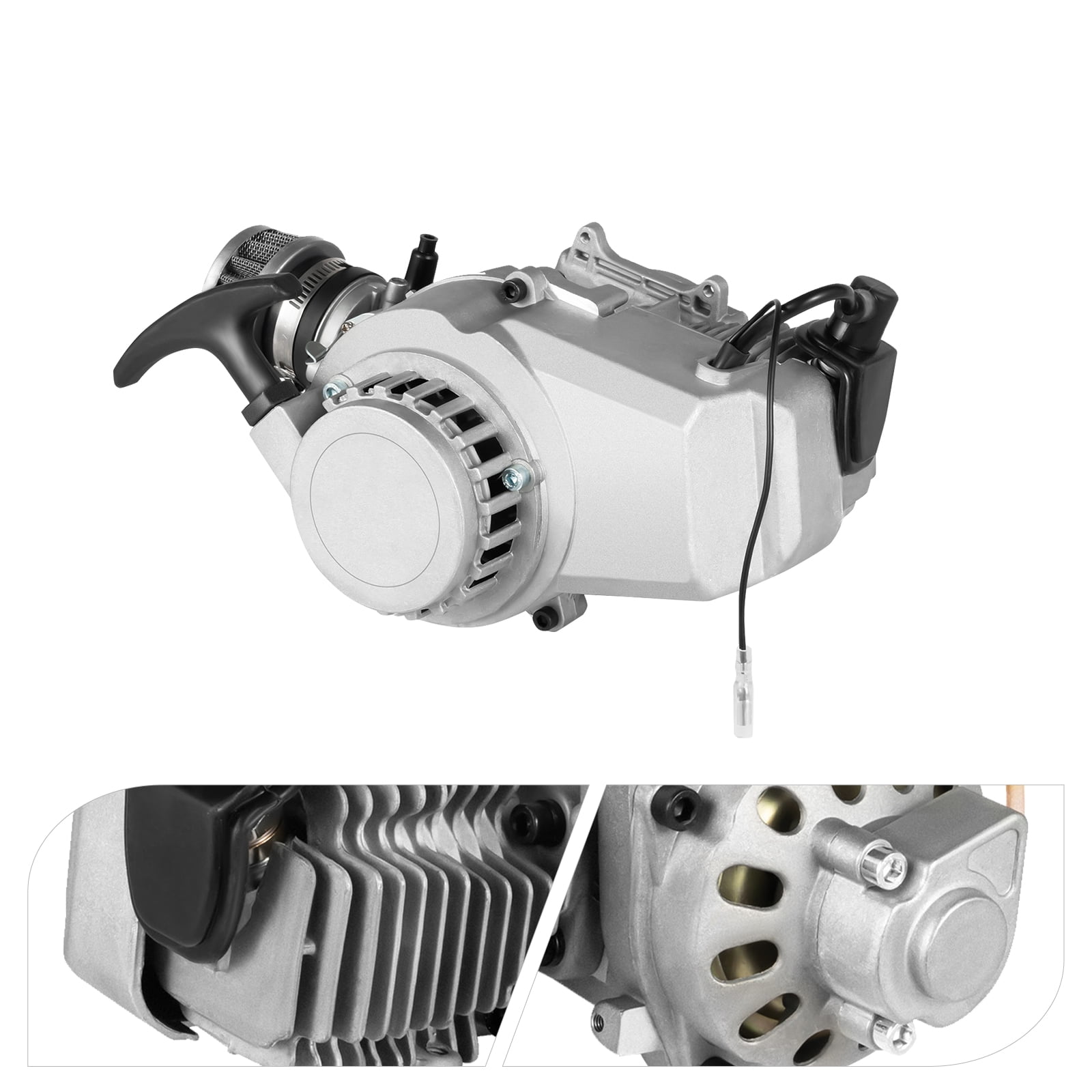 49CC 2-Stroke Pull Start Engine Motor Kit for Mini Dirt Bike Pocket ATV Scooter - Walmart.com
