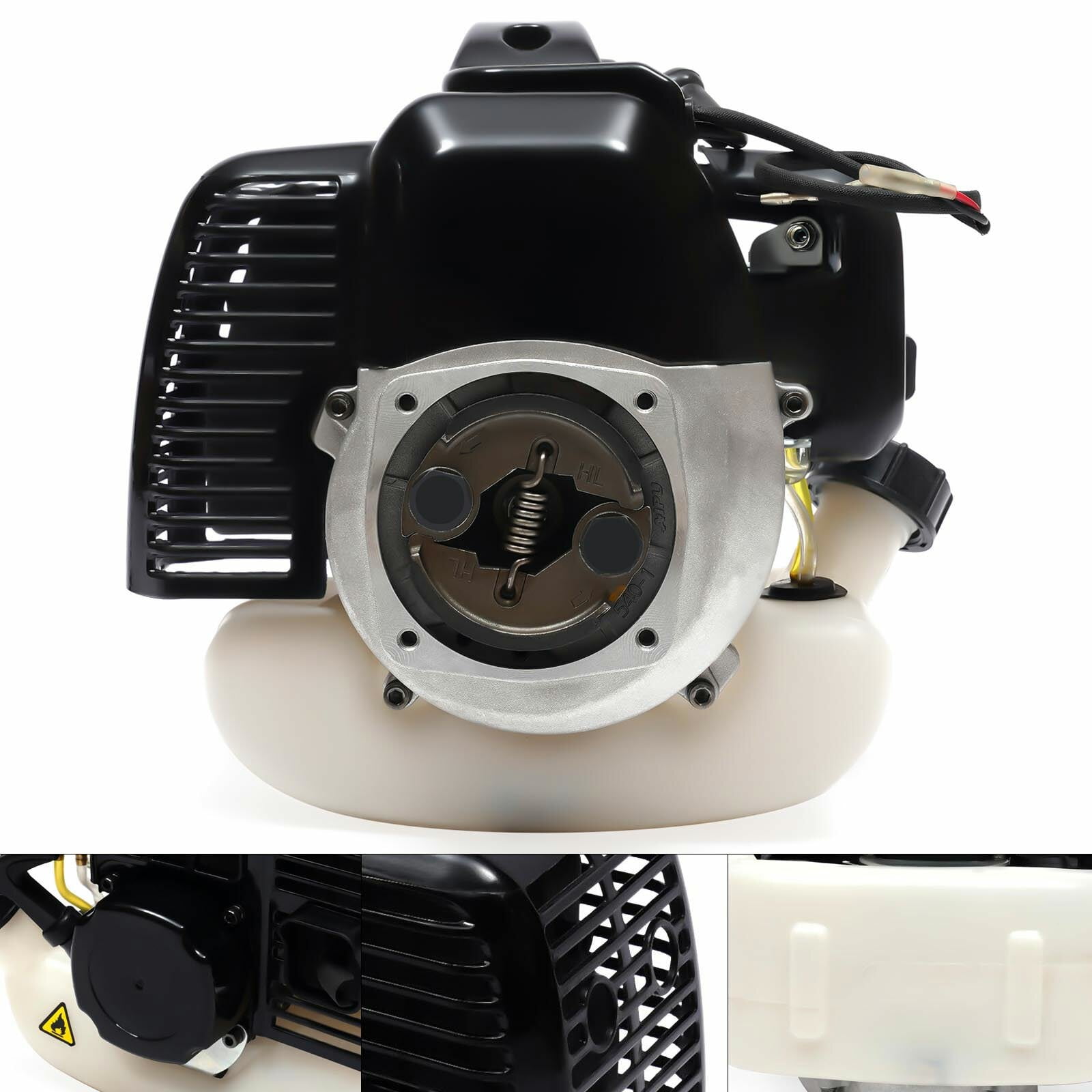 49CC Engine 2-Stroke Pull Start Motor&Fuel Tank for Pocket Bike Scooter ...