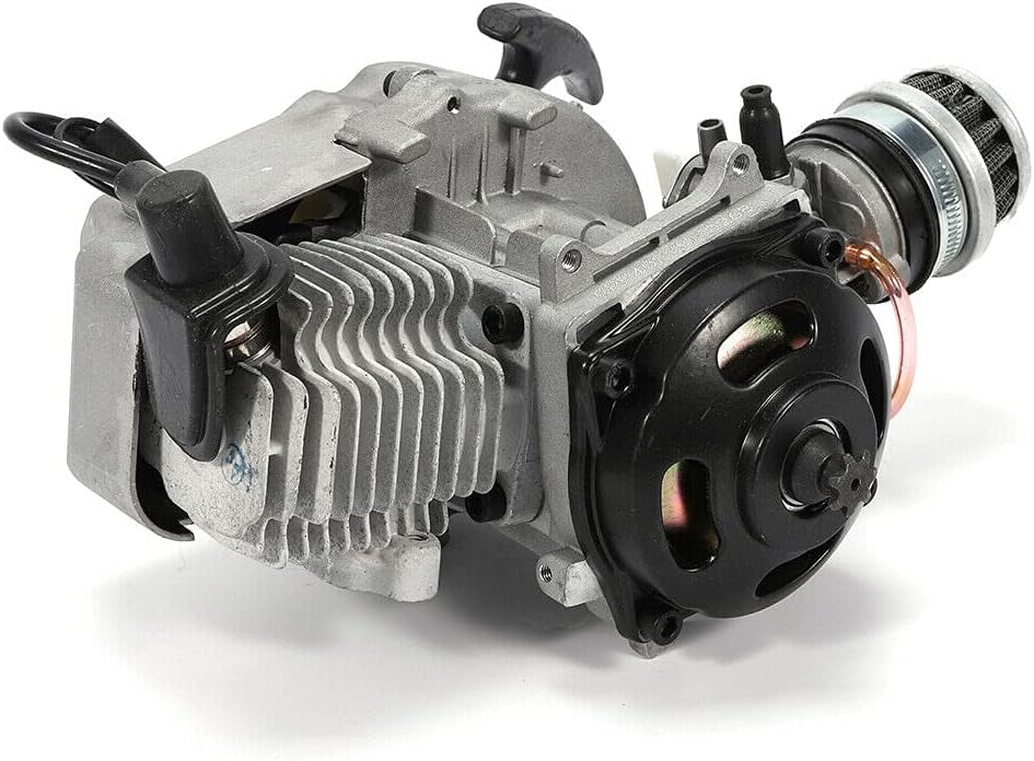 49CC Mini Motorcycle Engine 2Stroke Engines Motor With 0.32Gal Fuel ...