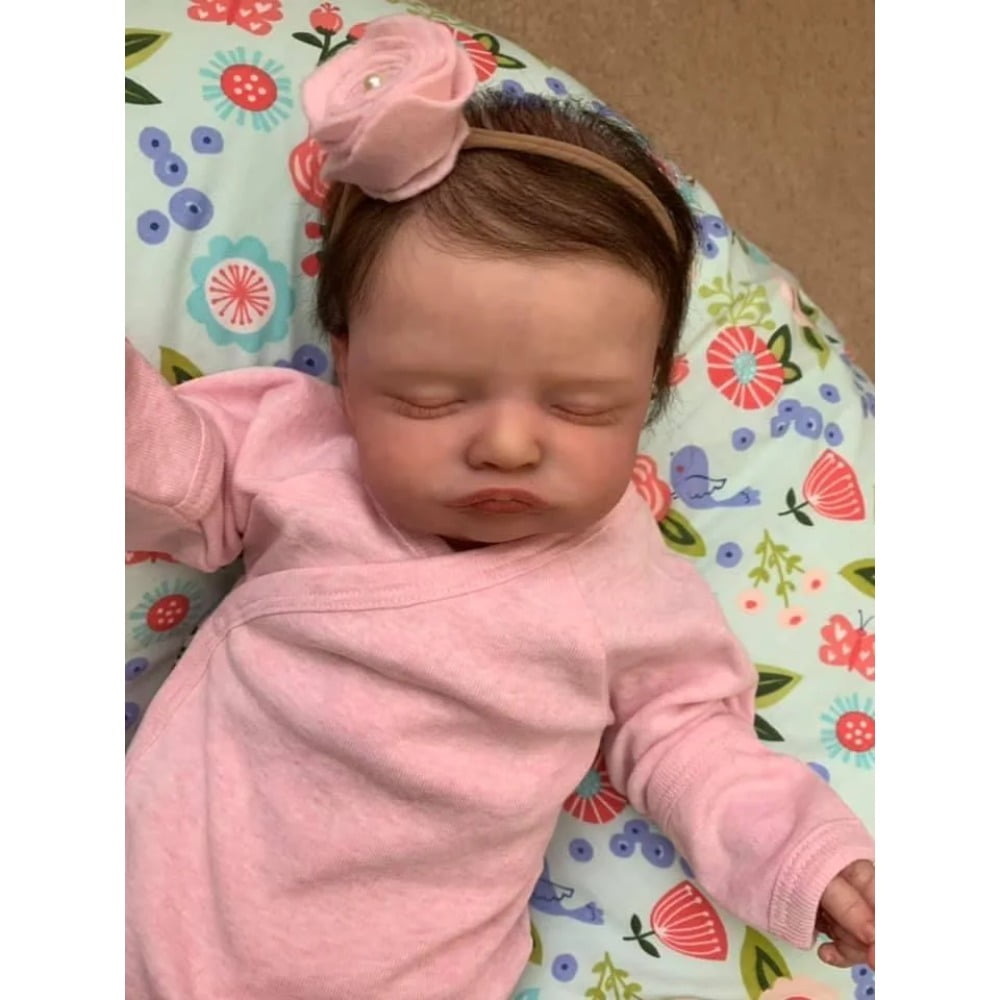 49CM Rosalie Already Painted Newborn Baby Doll Newborn Baby Reborn Doll ...