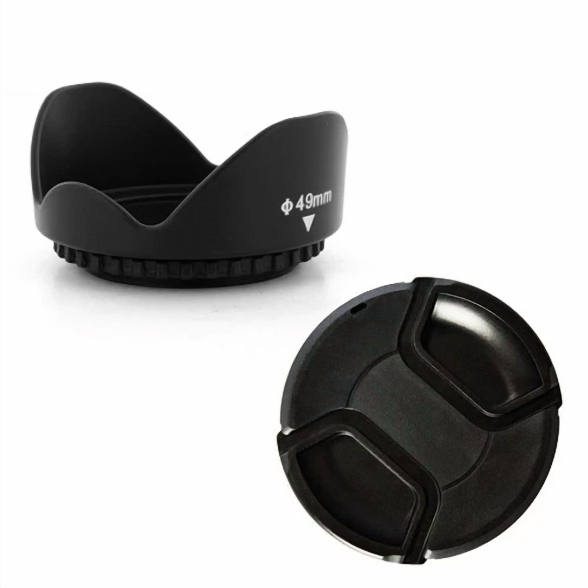49Mm Flower Petal Lens Hood And Cap For Sony Nex C3 Nex 7 Nex 5N Nex 3 ...