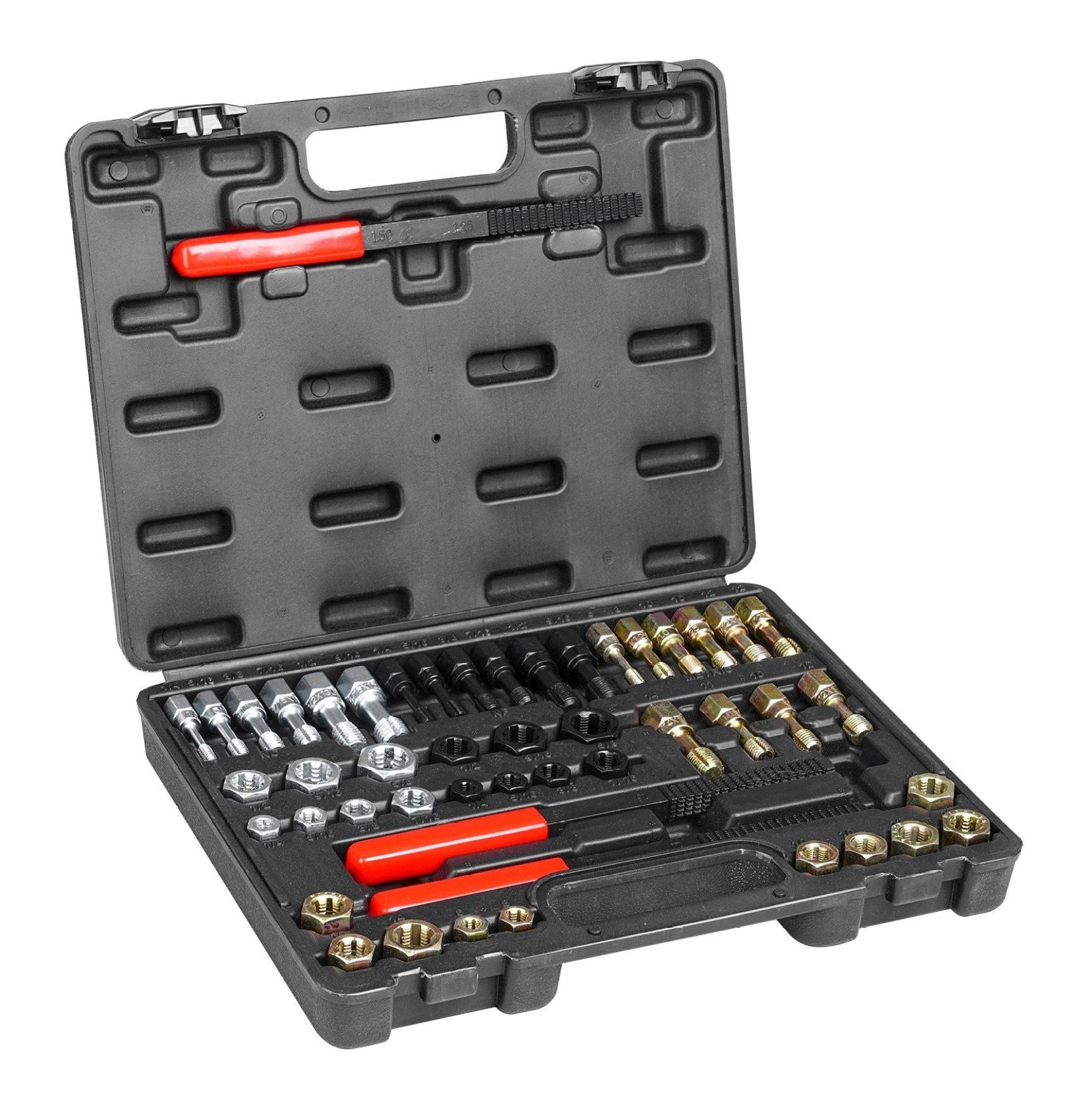 49PCS Thread Chaser Set - Metric UNF Thread Repair Kit - Rethreading ...