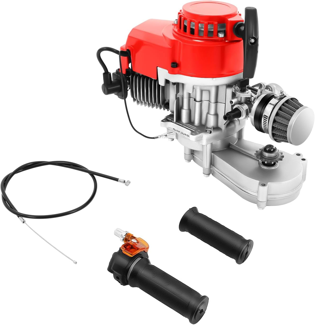 49cc 2 Stroke Engine, Mini Bike Motor With Handles And Cable, Air ...