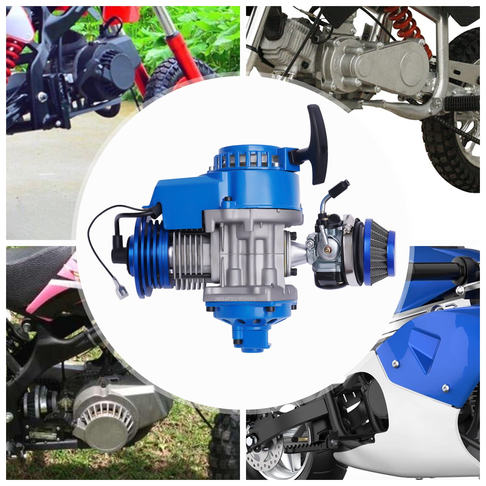 49cc 2-Stroke High Performance Racing Engine Kit for Pocket Bikes, Mini ...
