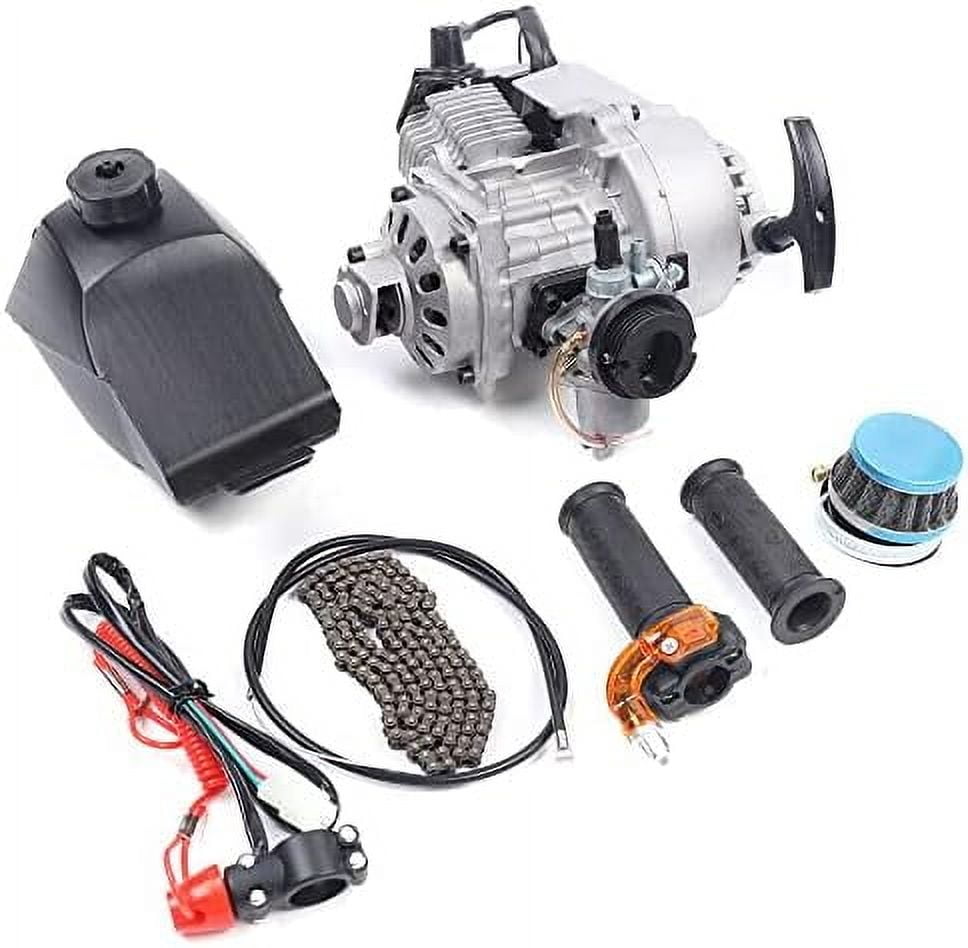 49cc 50cc 2 Stroke Engine Motor Kit, Pull Start Engine Motor Kit ...
