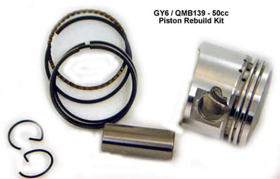 49cc / 50cc / 39mm Piston Rebuild Kit - Taotao, Boom, Ice Bear ...
