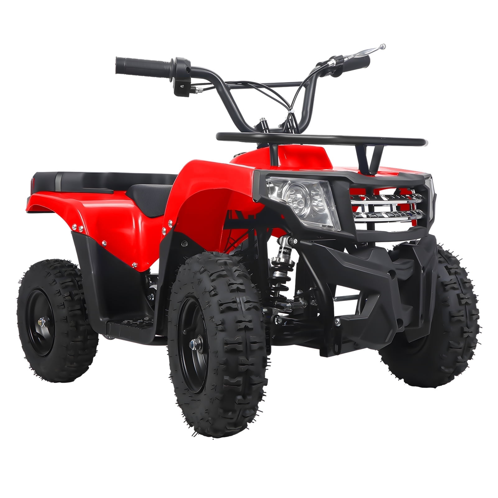 49cc Gas Powered 4 Wheeler ATV, Mini Off-Road Quad with Pull Start ...