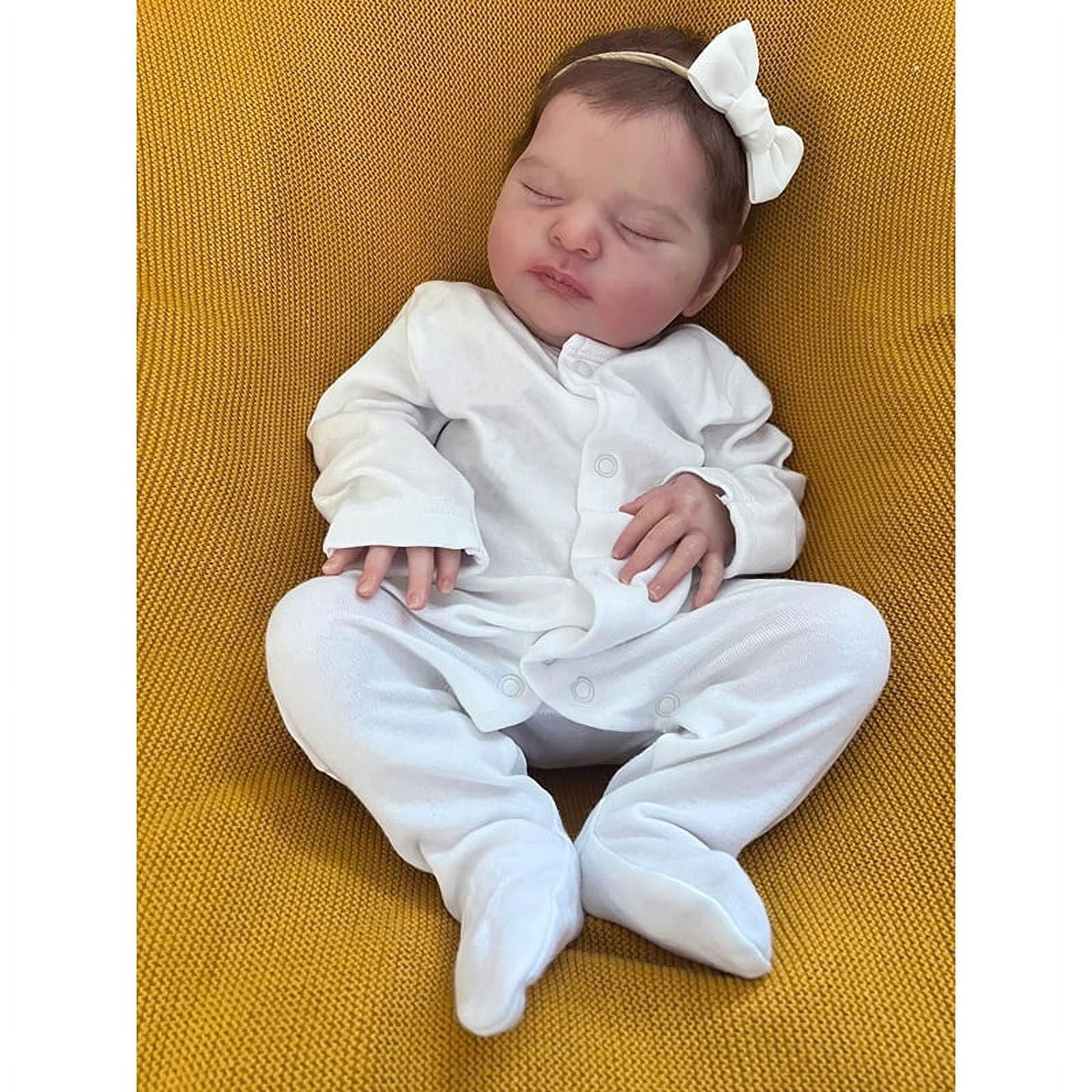 49cm Newborn Baby Reborn Doll Premium Make-up Handmade 3D Skin ...