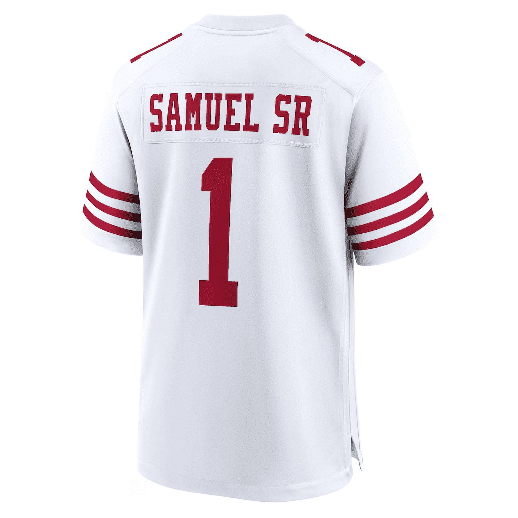 49erss Men's Deebo Samuel Sr#1#1 Player Game Jersey Team Fans Classic Embroidered Short Sleeves ...