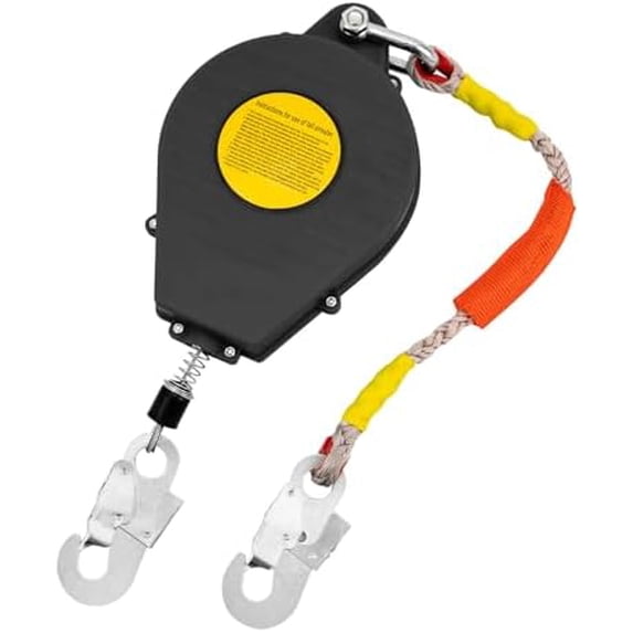 49ft Self Retracting Lifeline 330lbs Fall Arrester Fall Protection ...