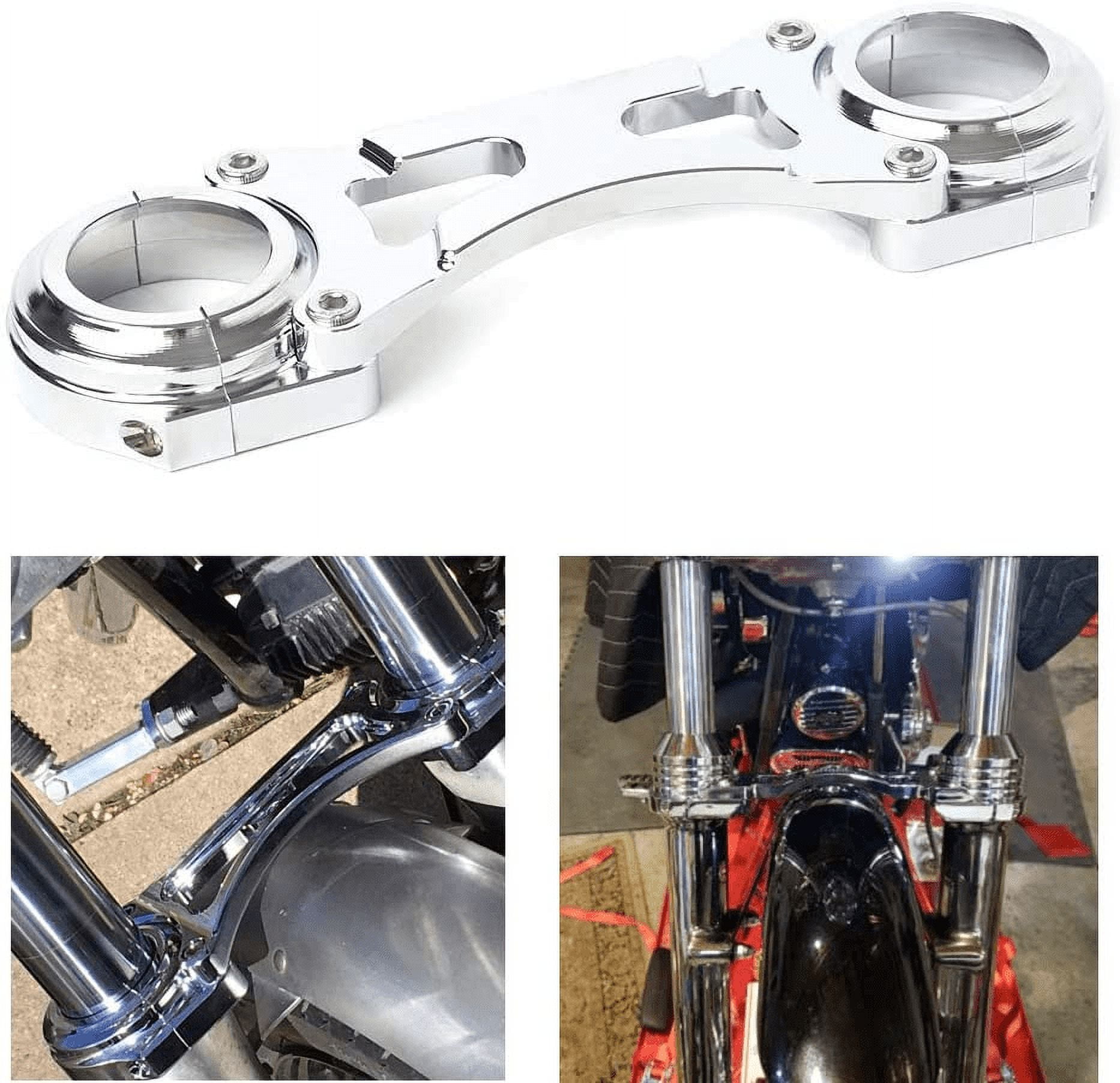 49mm Front Fork Brace Stable for Harley Dyna Street Bob FXDB 06-17 ...