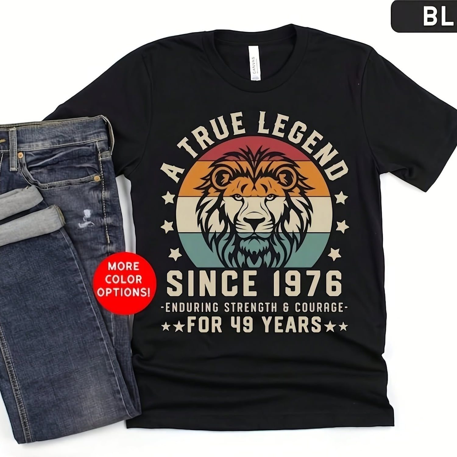 49th Birthdahirt, 49th Birthday Gift For Him, 1976 Birthdahirt, Funny ...